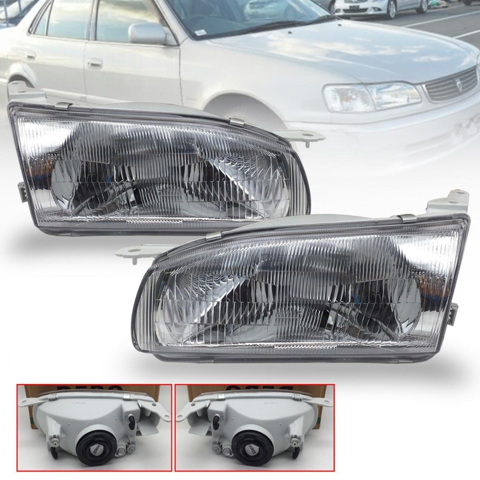 For Toyota Corolla AE110 AE111 E110 1995-99 Head Light Front Lamp Pair ...
