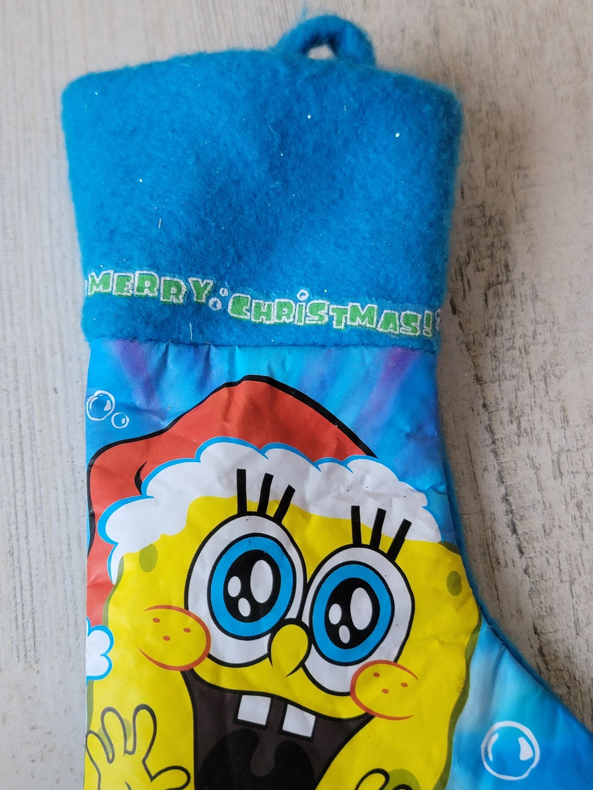 Mini merry Christmas SpongeBob stocking ornament | eBay