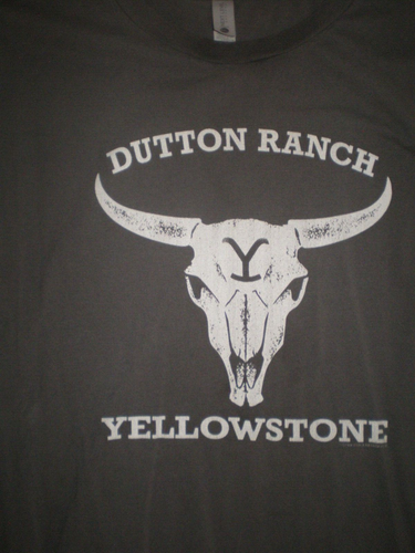 Men's Yellowstone Dutton Ranch Shirt Size 2XL EUC Longhorn Skull ...