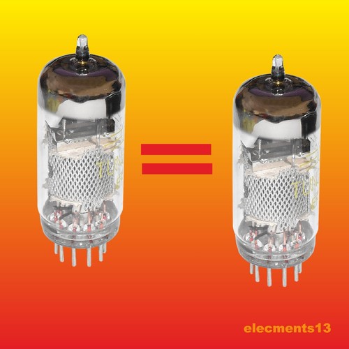 EF183 TUNGSRAM MATCHED PAIR PENTODE RF/IF TUBE TESTED NOS = 6EH7 = 6F25 ...