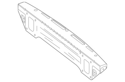 Mercedes Benz GLE63 AMG S GLE550e 400 350 16-19 Rear Lower Reinforced ...