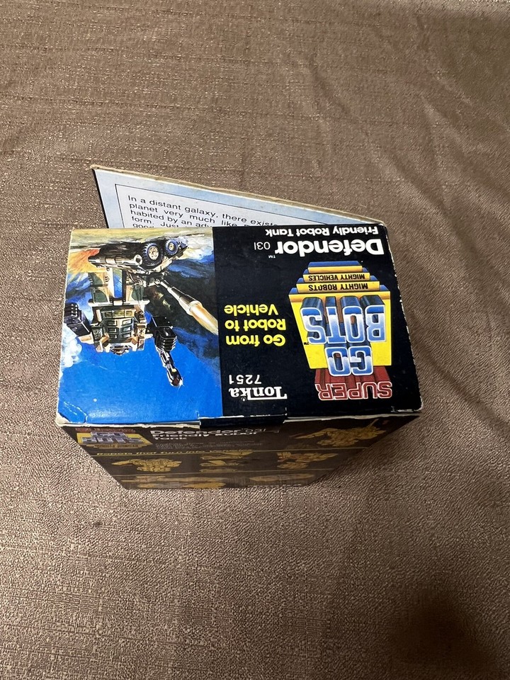 K1805501 DEFENDOR W/ BOX SUPER GOBOTS 100% COMPLETE DEFENDER 1984 ...
