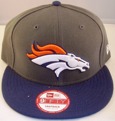 New Era NFL Snapback 9fifty Denver Broncos S/M Gris | eBay