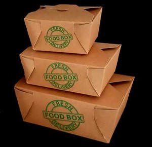 Foodboxen aus Papier - 200 Stück - Größen S,M,L für Pommes,Burger ...