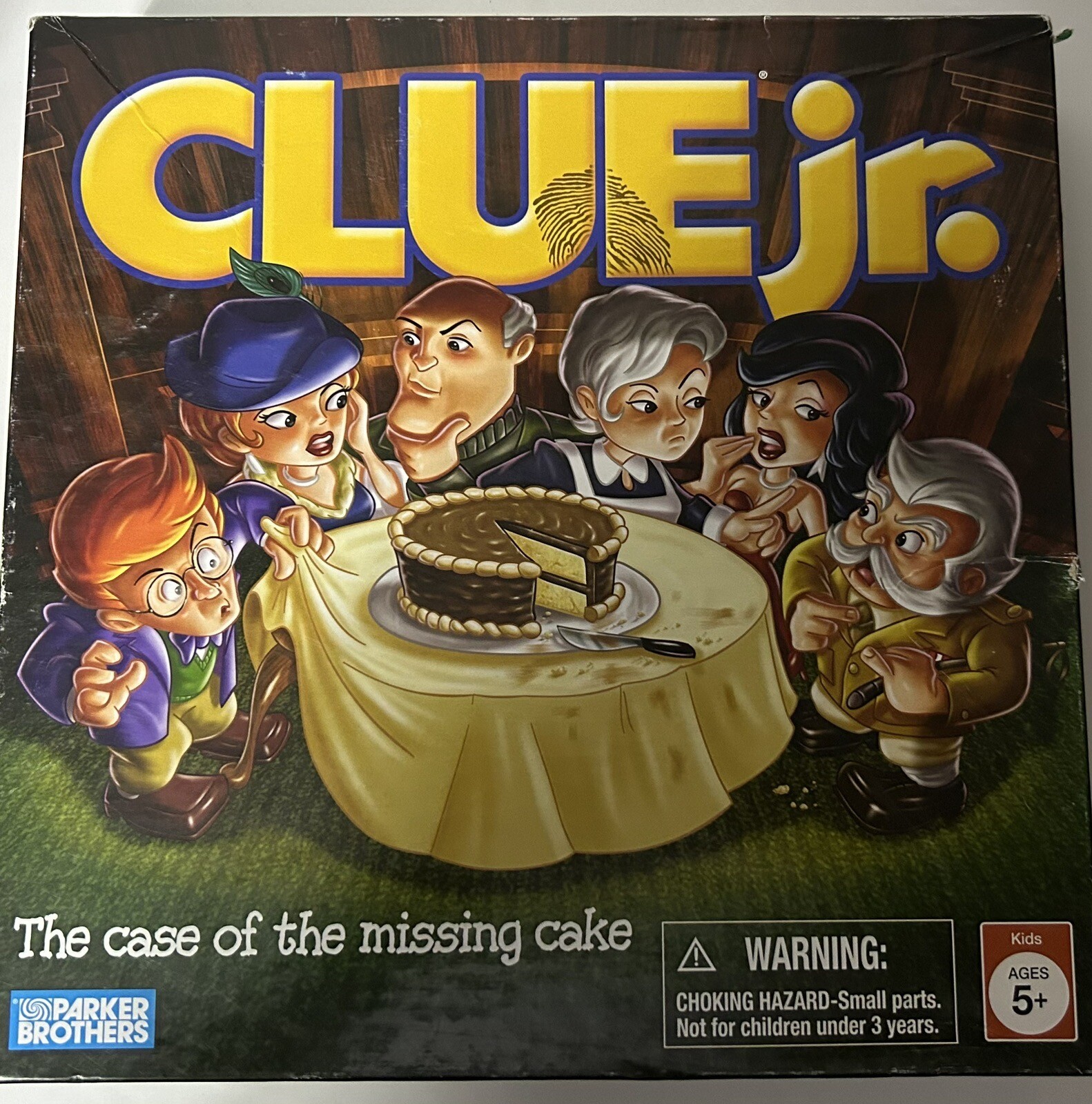 CLUE Jr. Parker Brothers Board Game-The Case of the missing Cake!! | eBay