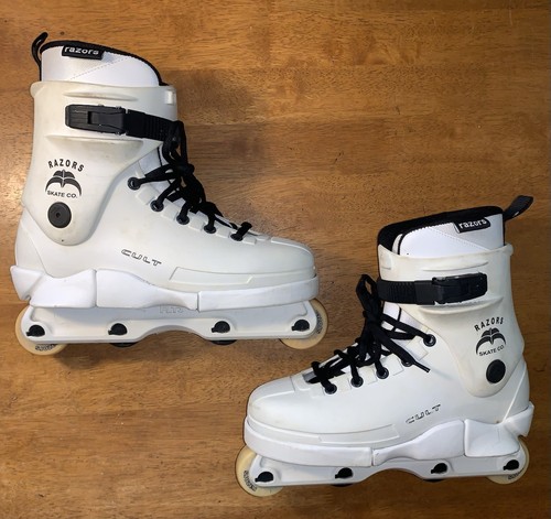 Razors Cult 2017 White Aggressive Inline Skates Mens Size 9 US | eBay