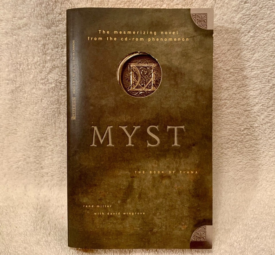 2 Myst Books - Book Of Atrus-Hardbound & Book of Ti’Ana-Paperback - Rand Miller | eBay