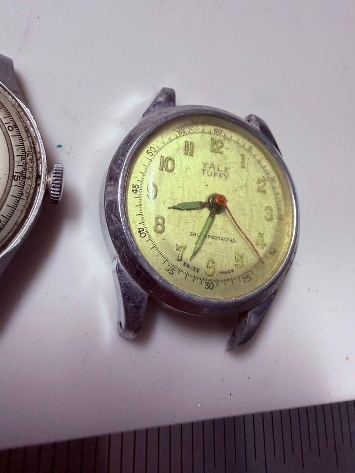 Collection Lot Amazing Vintage Wristwatches WILLIAM GLADIADOR YALE ...
