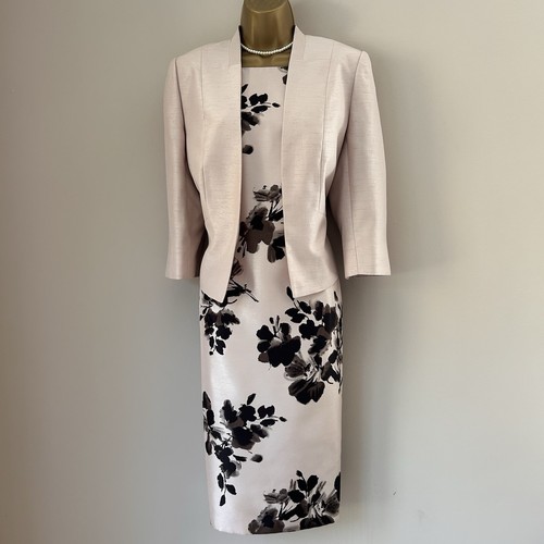 Jacques Vert Mother Of The Bride Outfit 14 16 Dress Jacket Wedding ...