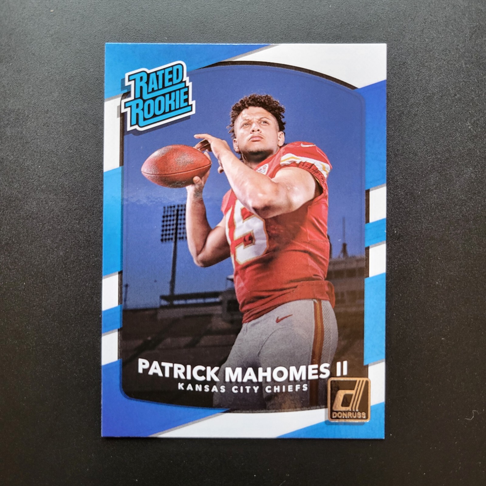 2017 Panini Donruss - Rated Rookie #327 Patrick Mahomes II (RC ...