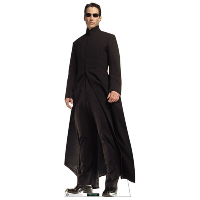 NEO "The Matrix" Lifesize CARDBOARD CUTOUT Standup Standee Keanu Reeves ...