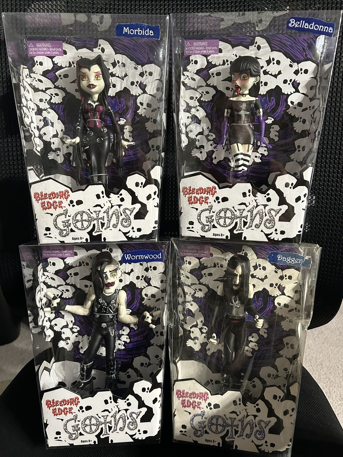 Bleeding Edge Goth Series One 1 Complete Set Of 4 | eBay