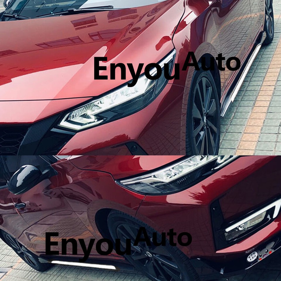 For Dodge Challenger SRT 86" Side Skirt Extension Rocker Panel Black ...