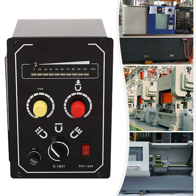 Lathe Electro Magnetic Chuck Controller 5A 0-100V DC Adjustable with ...