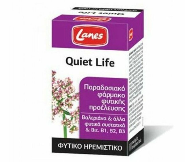 Lanes Quiet Life 100 Tablets Herbal Natural Sedative Relief From Stress ...