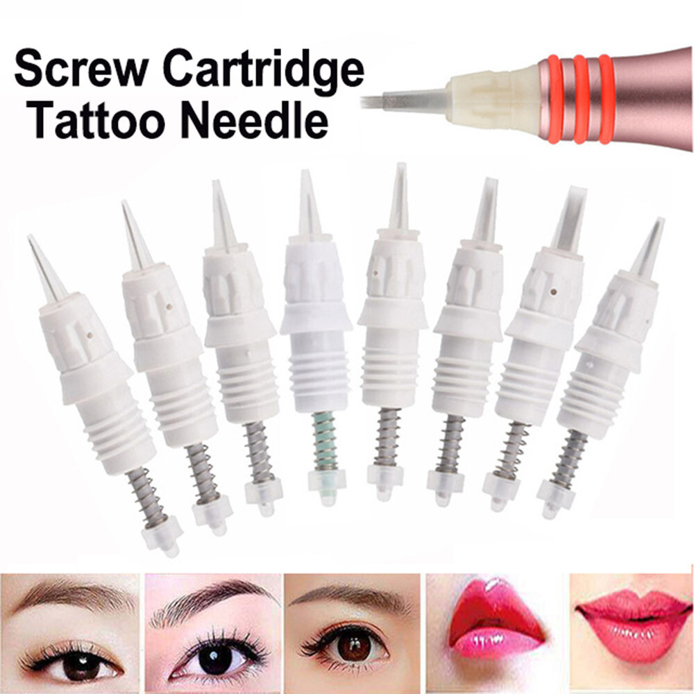 5PCS Permanent Makeup Needles Tips Cartridge needle for Eyebrow lip ...