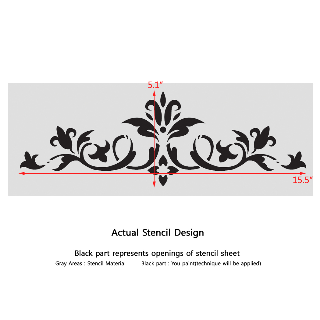 Wall Stencil Border Designs Printbob Painting Stencils Border Design