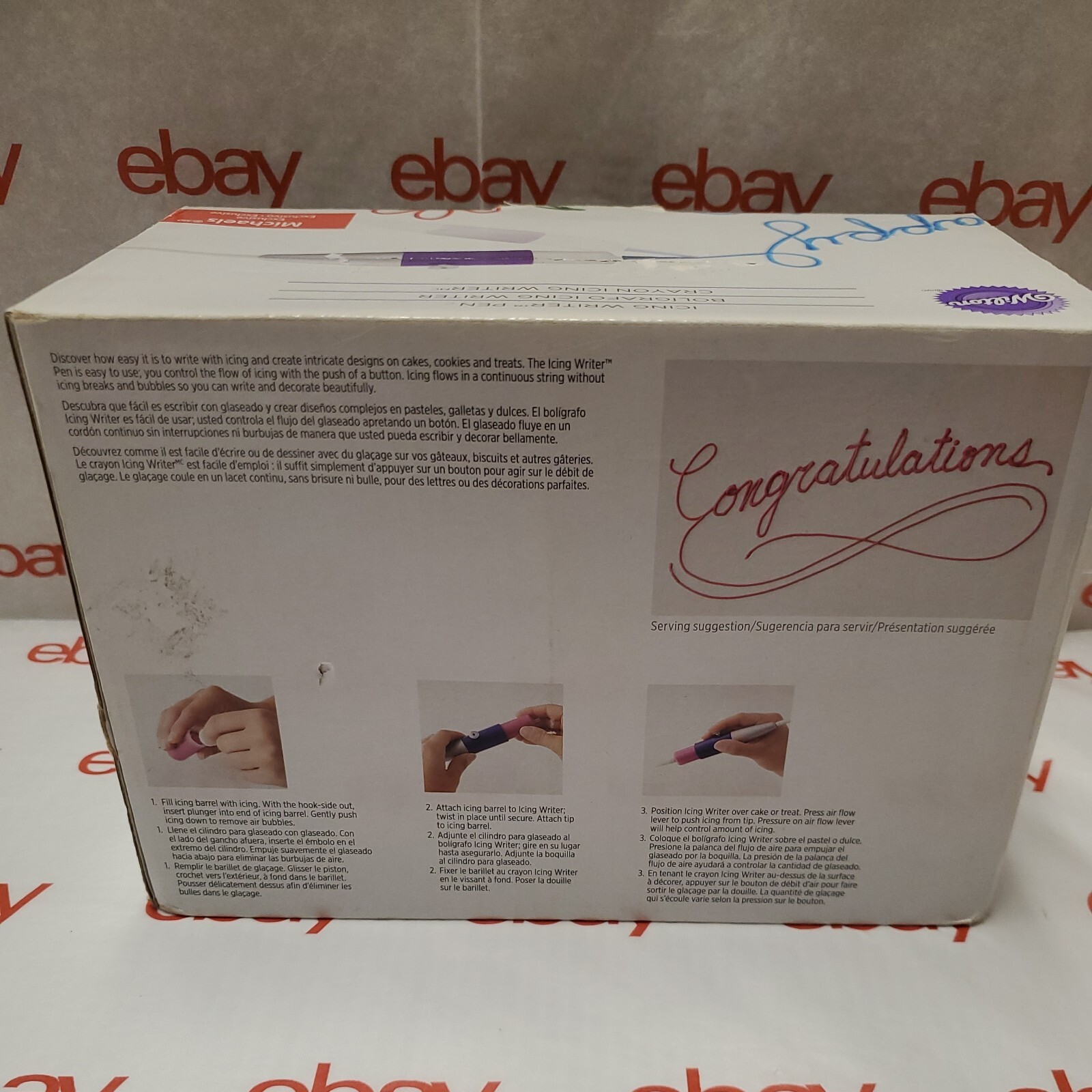 Wilton Icing Writer Pen Set- With 15 Sweatshop Airbrush Colors Cake ...