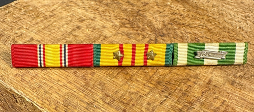 Vietnam War Era 3 Ribbon Bars (National Defense, Vietnam Service ...