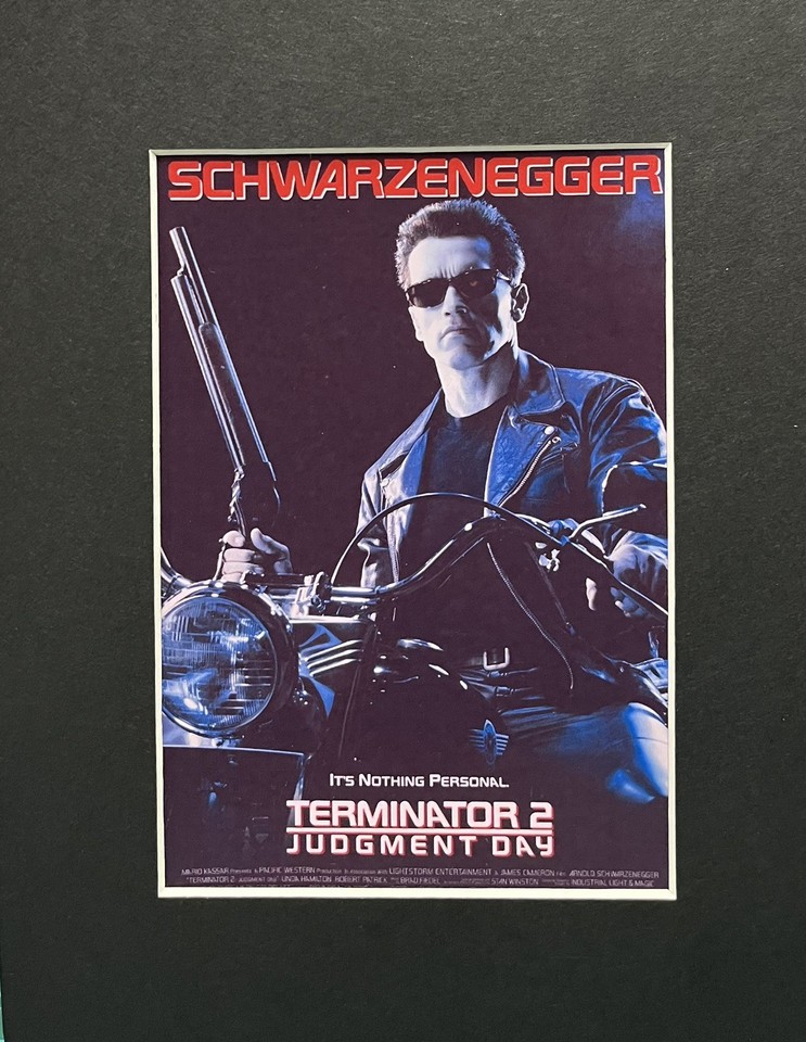 TERMINATOR. 2. Judgement Day . 35mm Film Cell Mounted Display | eBay