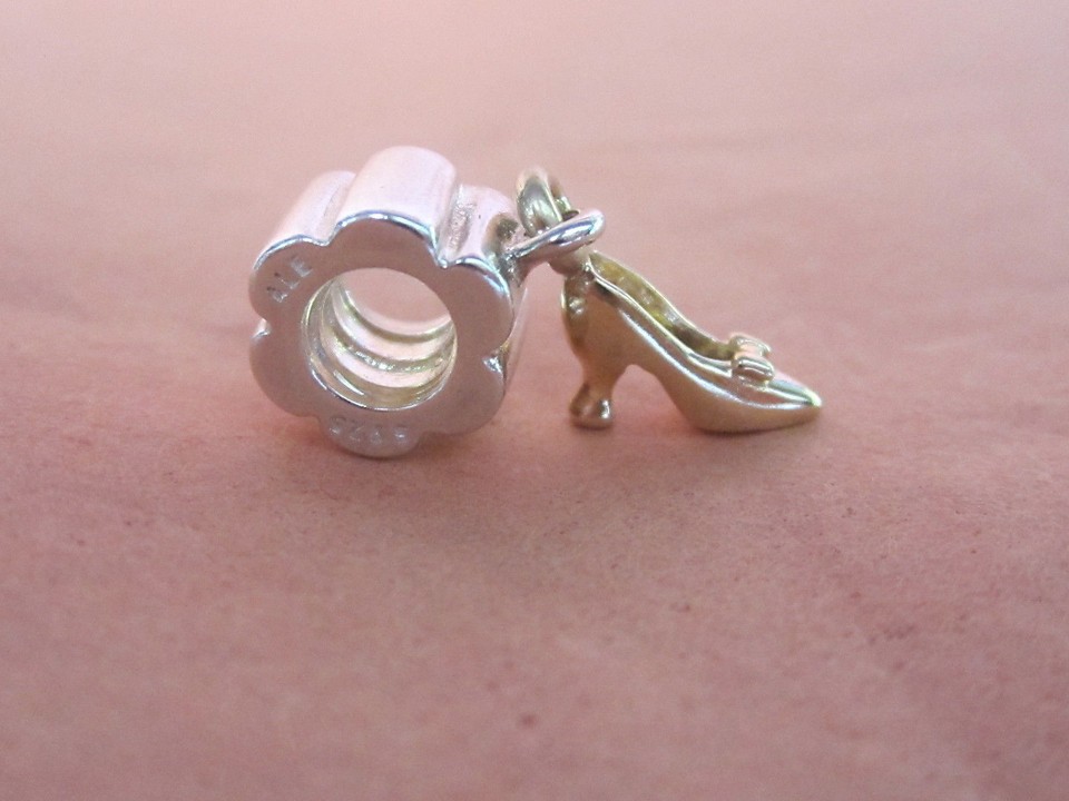 AUTHENTIC PANDORA STILETTO BEAD BRAND NEW HIGH HEEL SHOE #790349 TWO ...