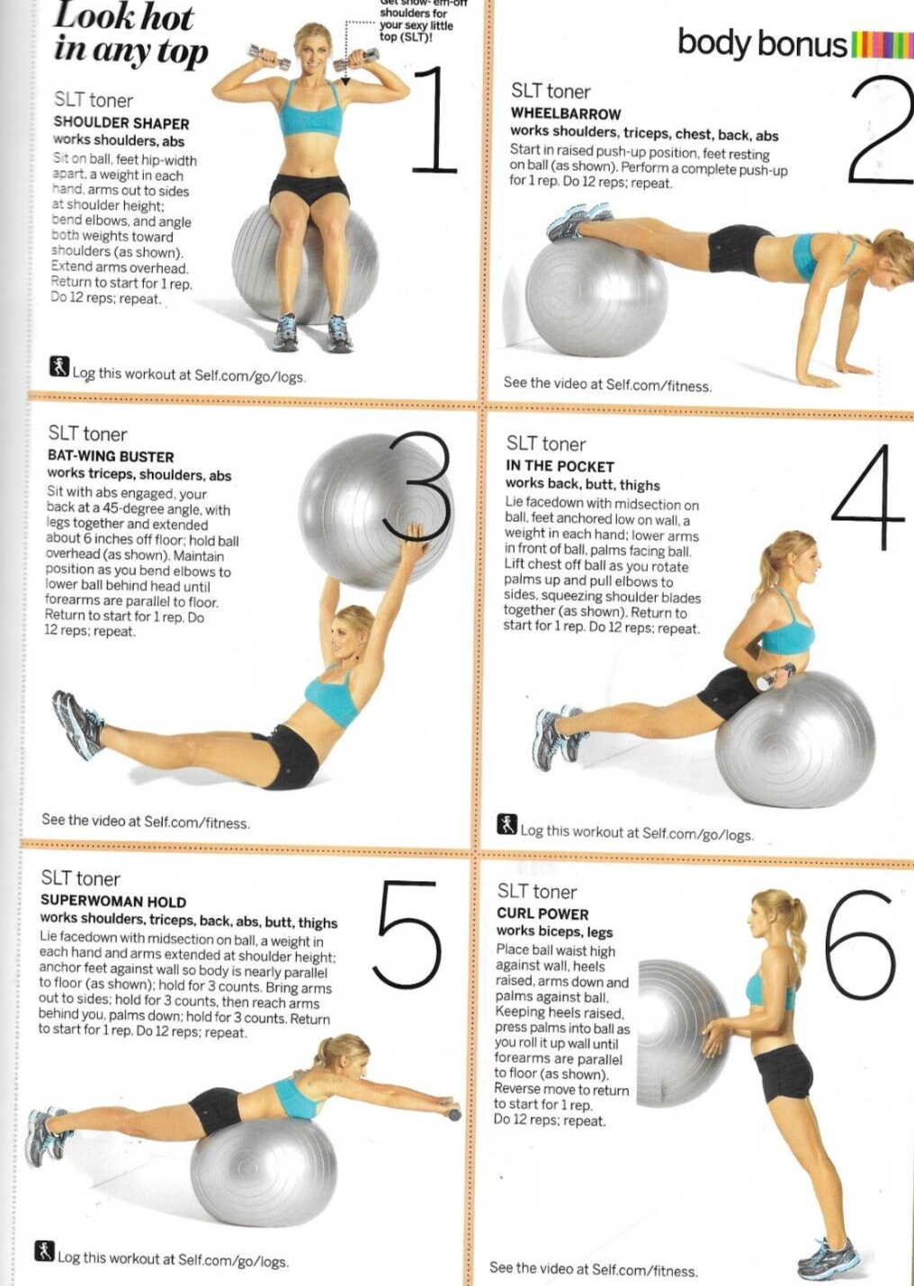 Self Magazine Jillian Michaels Weight Loss Workouts Easy Healthy Detox ...