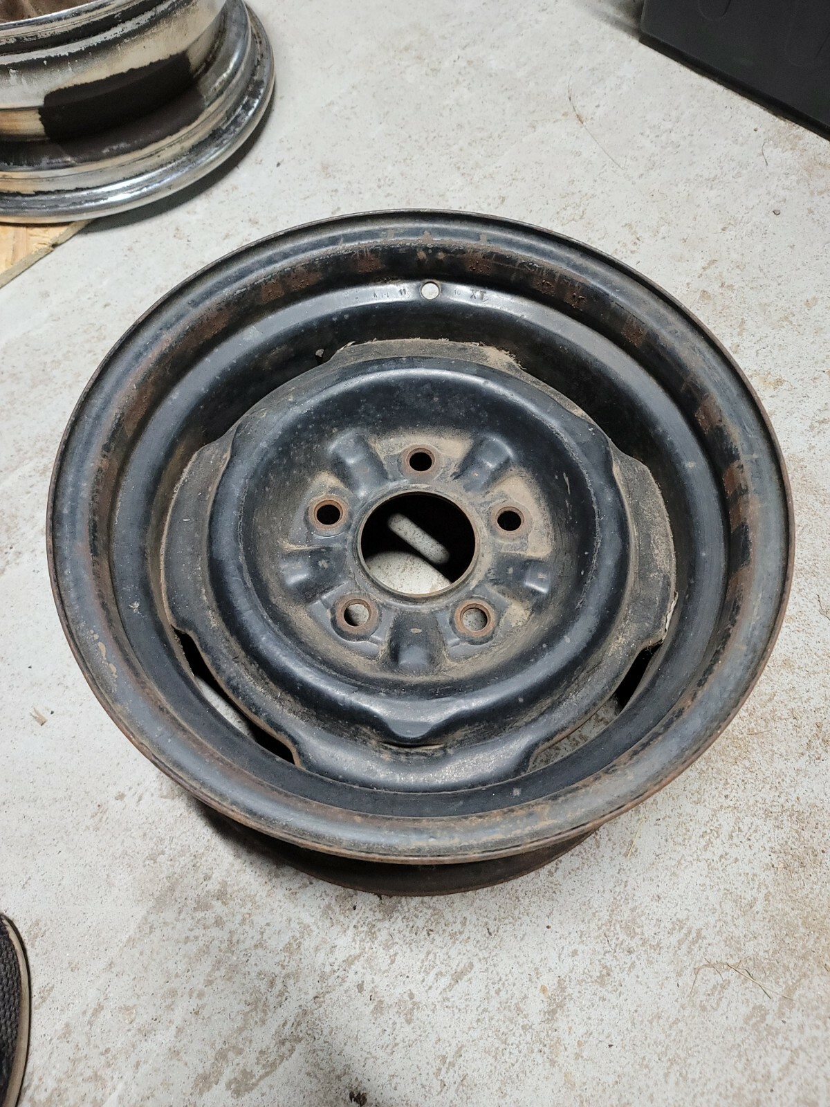 1971 1972 Chevrolet Camaro COPO 14x7 XT code steel wheel | eBay