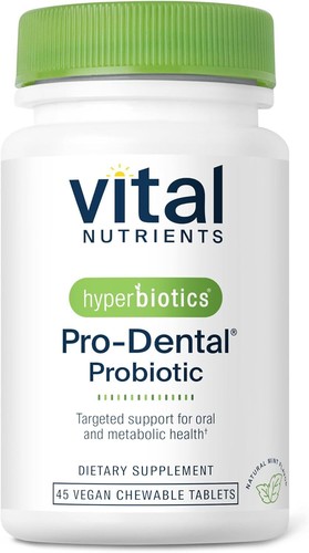 2 X Vital Nutrients, Hyperbiotics , Pro-Dental Probiotic, Natural Mint ...