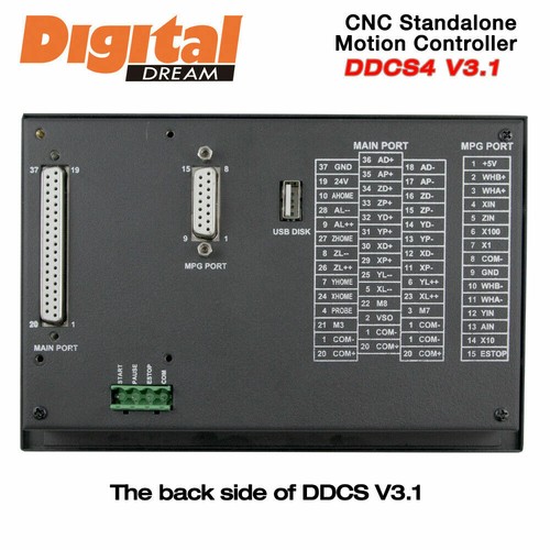4 Axis Motion Controller Offline CNC 500KHz CNC Standalone Control DDCS ...