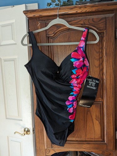 Miraclesuit Tummy Control, Escape One-piece floral size 14, new with ...