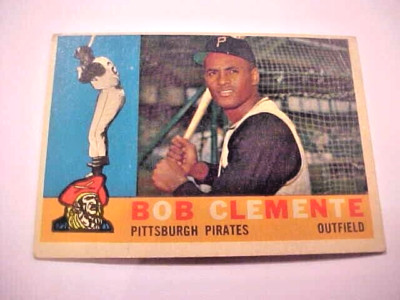 TOPPS 1960 Baseball Card #326 Roberto (Bob) Clemente HOF Pittsburgh ...
