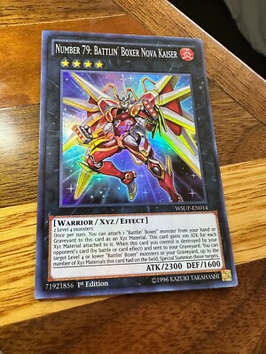 Number 79: Battlin' Boxer Nova Kaiser WSUP-EN014 1st Edition Super Rare ...