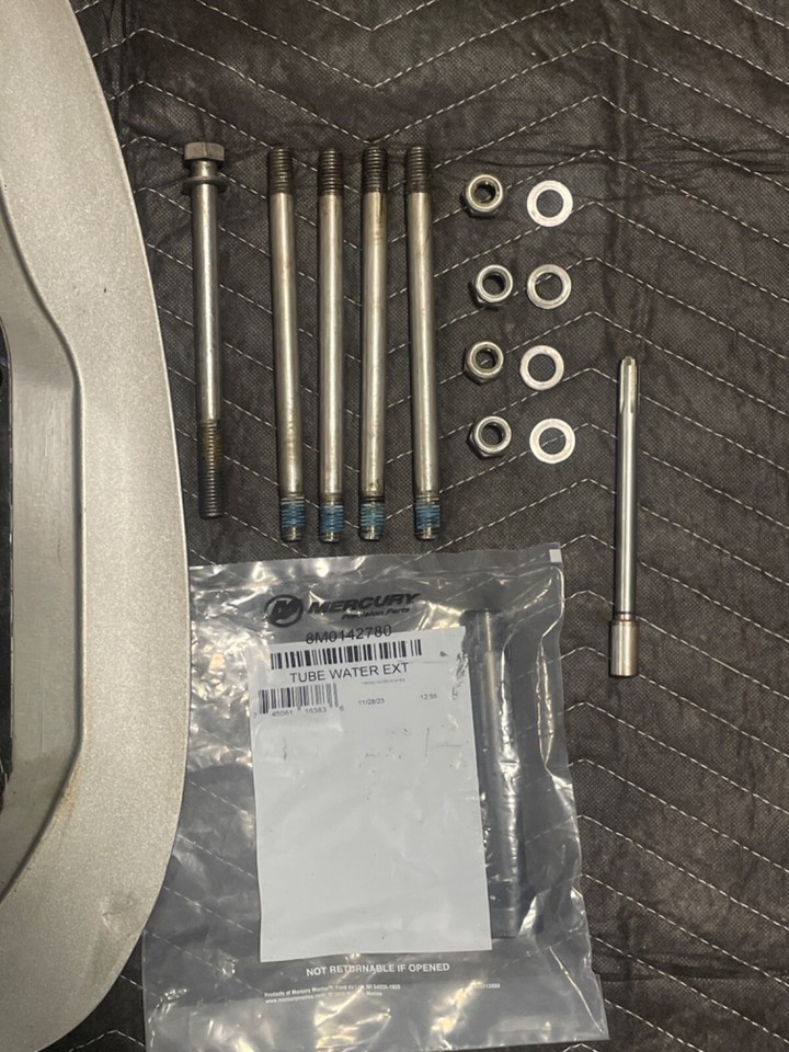 Mercury Verado 5" Extension Kit 25" shaft to 30" shaft 200hp - 400R L6 ...
