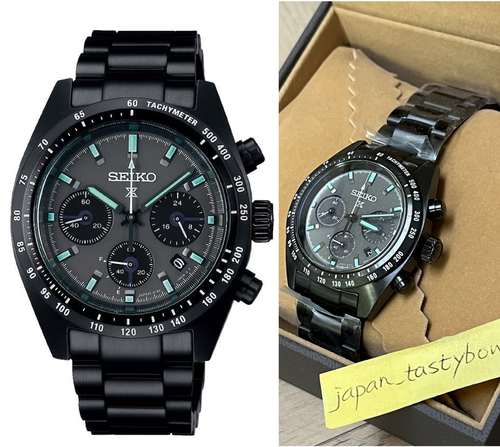 Seiko Prospex SBDL103 SPEEDTIMER Chronograph The Black Series Watch Men JAPAN | eBay