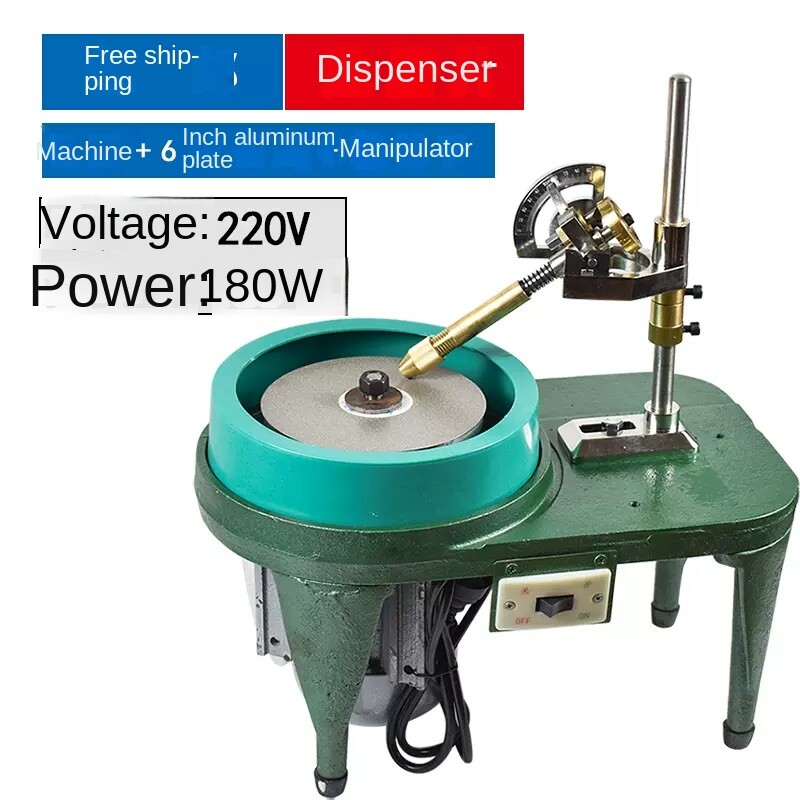 Gem Faceting Machine Gemstone Flat Grinder Jewelry Lapidary Cutter ...