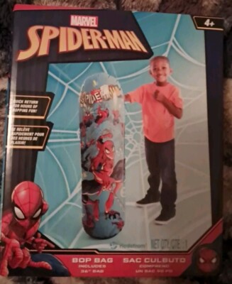Marvel Spider-Man 36" Children’s Bop Punching Bag Sports Toy Fun Active ...