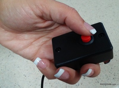 Headset Microphone PUSH TO TALK PTT SWITCH 3.5 mm 1/8 1/4 RCA momentary ...