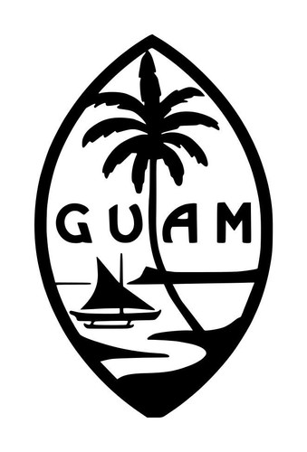 Guam Decal #1 3.5"x5.5" Choose Color | eBay