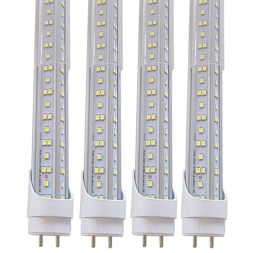 72W T8 4FT LED Tube Light Bulb 6000K~6500K 4 FOOT LED Shop Lights G13 ...