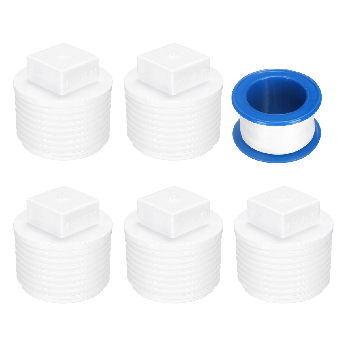 Clear Plumbing Pipe 4Pcs Clear Acrylic Pipe End Caps 32mm/1.26 ...