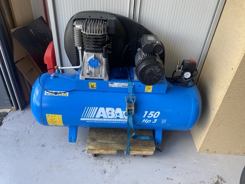 ABAC 150 Litre Air Compressor 240v Single Phase Belt Driven | eBay UK