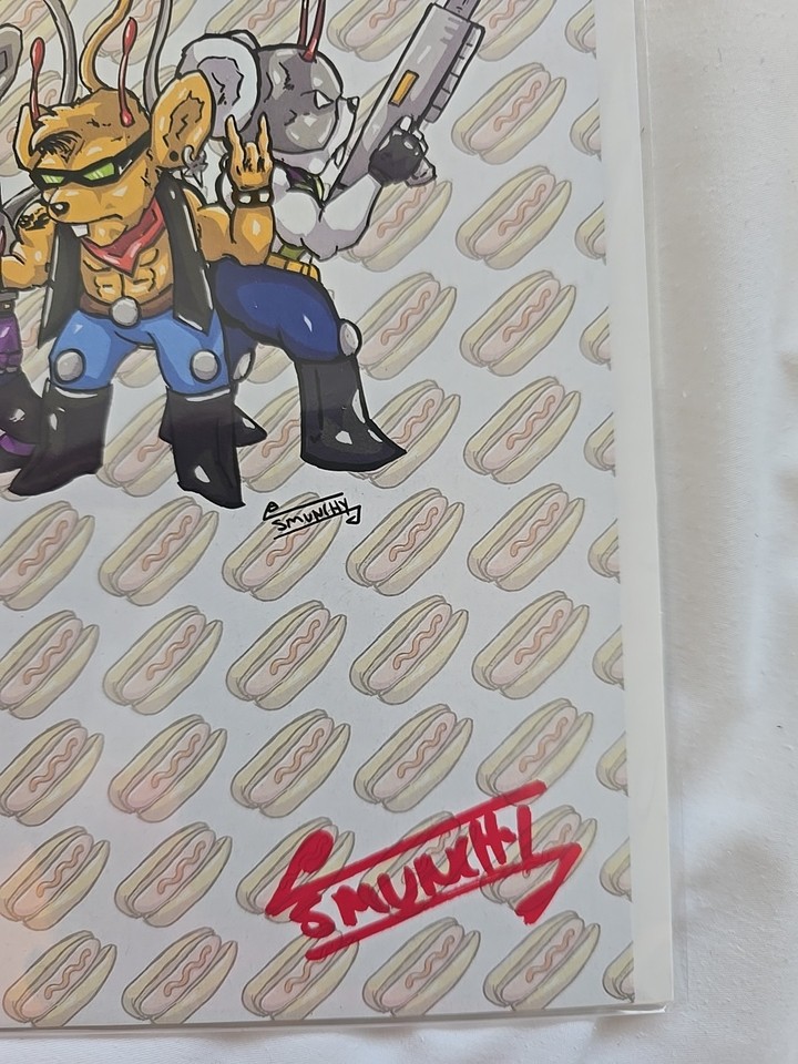 BIKER MICE FROM MARS #1 NM Signed SMUNCHY VARIANT | eBay