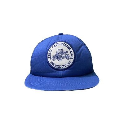 Vintage Trucker Hat SnapBack Cap Jersey Cape Region AACA Blue Classic ...