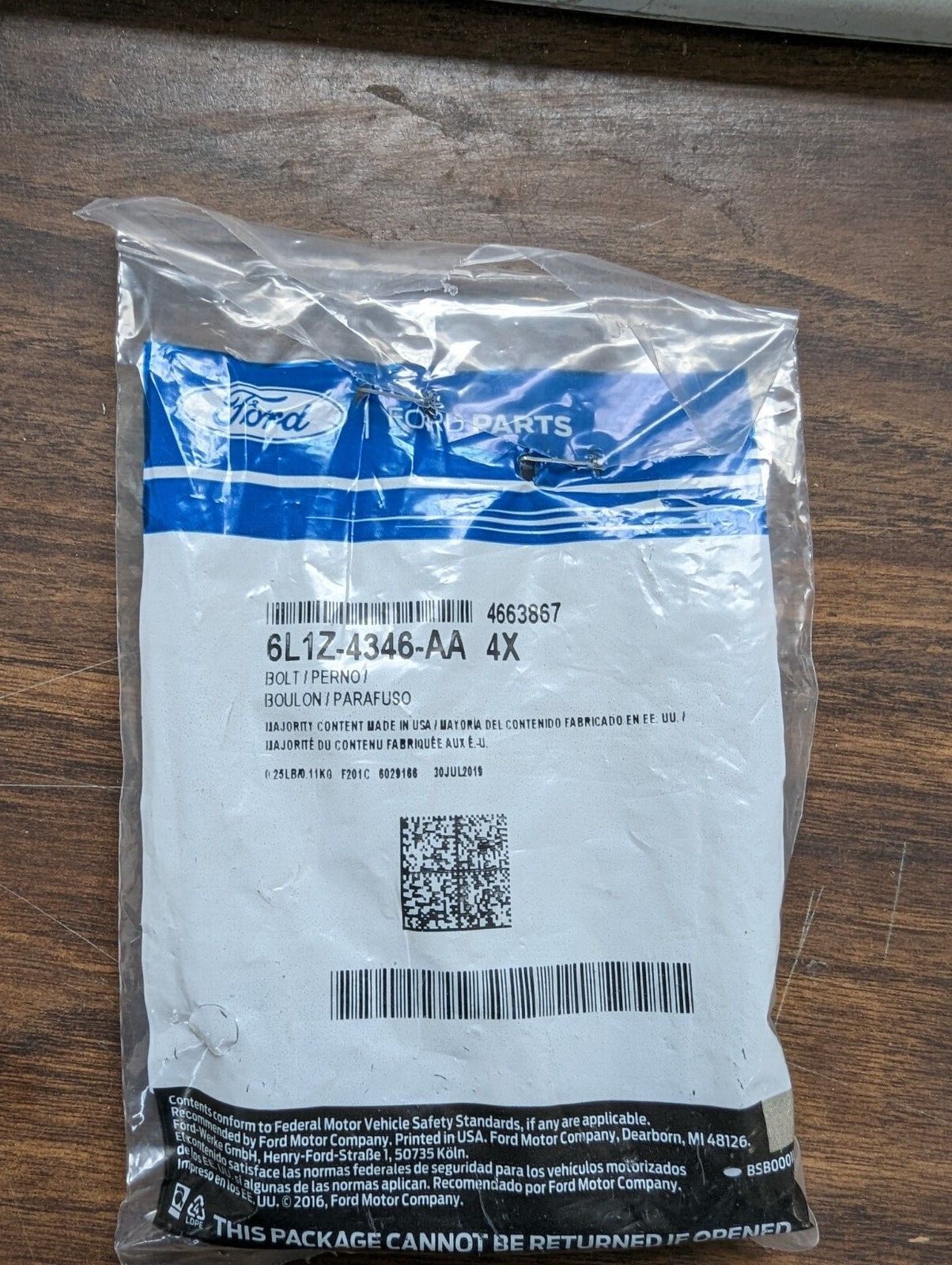 OEM NEW Ford/Lincoln Hex Head Bolt for Rear Differential Cover - Set of ...