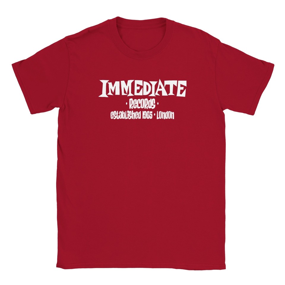 Immediate Records Logo Record Label Unisex T-Shirt Tee | eBay UK