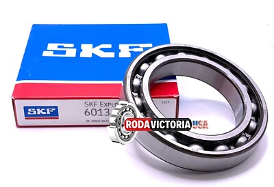 SKF 6013 C3 DEEP GROOVE BALL BEARING, OPEN TYPE, NO SEALS 65x100x18 mm ...