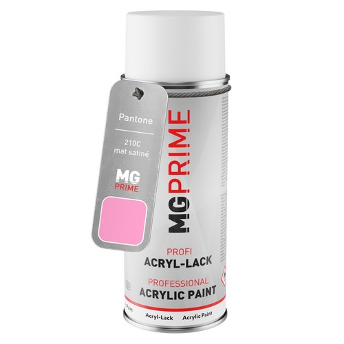 Pantone 210C Red Rose Bombe aérosol 400 ml mat satiné séchage rapide ...
