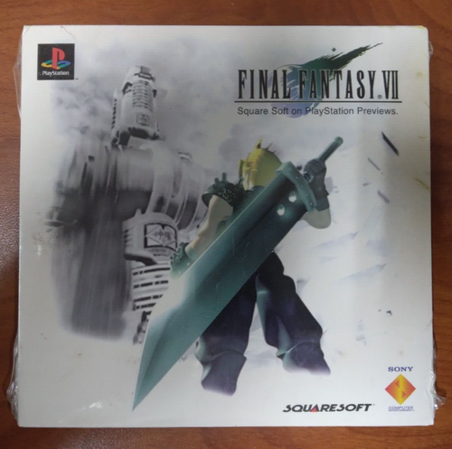 Final Fantasy VII 7 Demo Disc Squaresoft Playstation Previews PS1 Sony ...