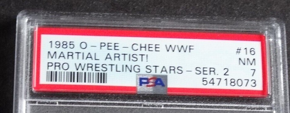 1985 OPC O-Pee-Chee WWF #16 Ricky Steamboat Wrestling Card PSA 7 NM | eBay