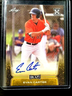 2020 LEAF DRAFT EVAN CARTER AUTO | eBay